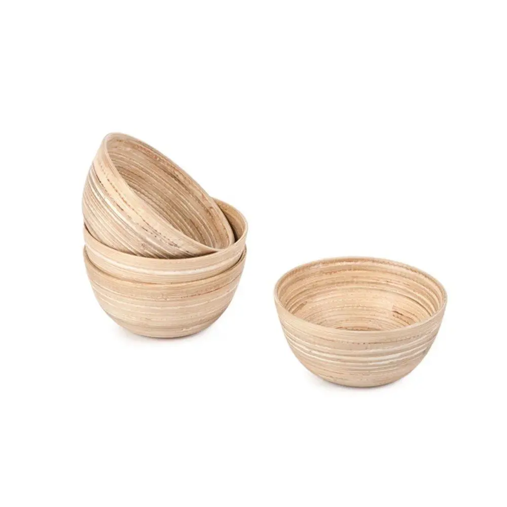 Colorful Bamboo Bowls Small And Big Size Bamboo Salad Bowl Vietnam ...