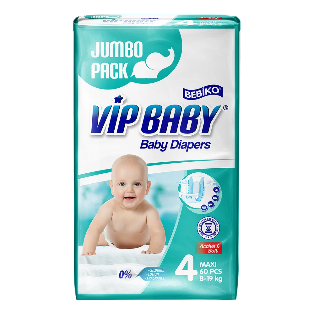 新到货Bebiko VIP婴儿尿布巨型马克西活跃和柔软的巨型马克西| Alibaba.com