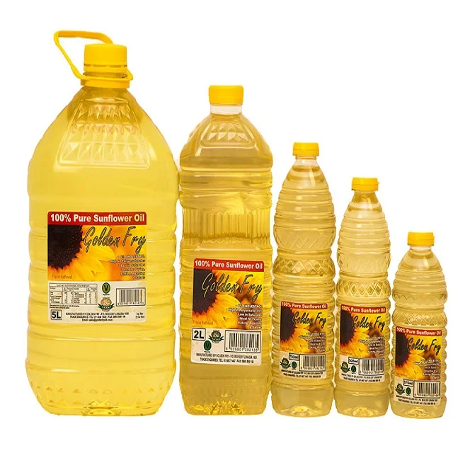 Sunflower Oil /100% Pure And Refined Edible Sunflower Cooking Oil/crude ...