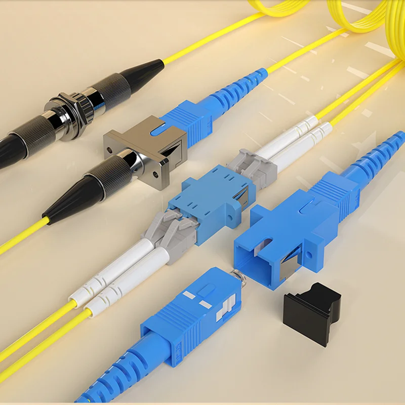 SC APC Fiber Optic Adapter Singlemode with Flange | Optical Adaptor Connector for FTTH| Alibaba.com