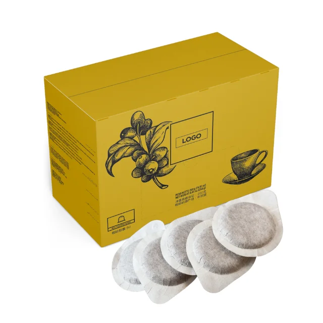 Private Label Coffee Pods Plant Based 50 Pods Per Carton 100% Robusta ...