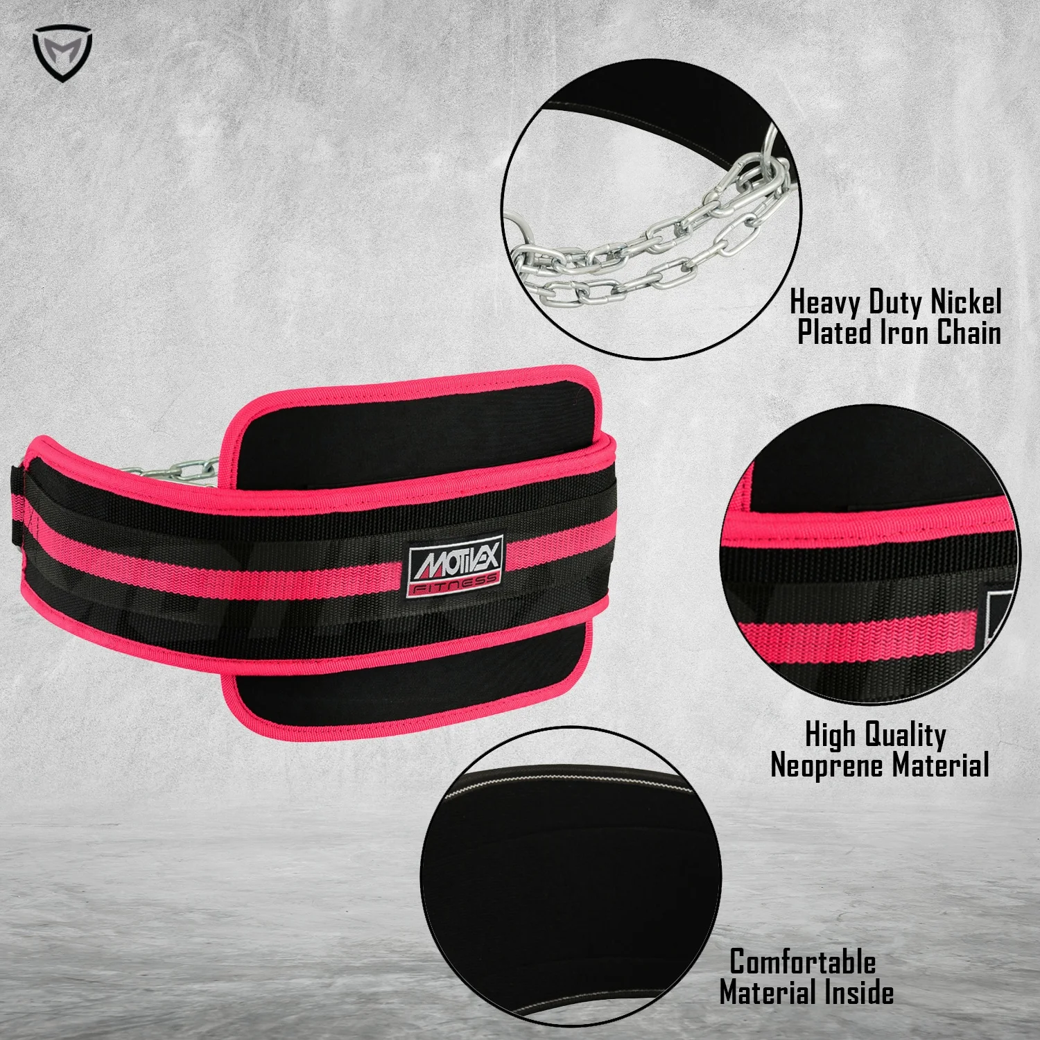 Custom Dipping Belt with Chain Gym Training Accessories Back Support ...