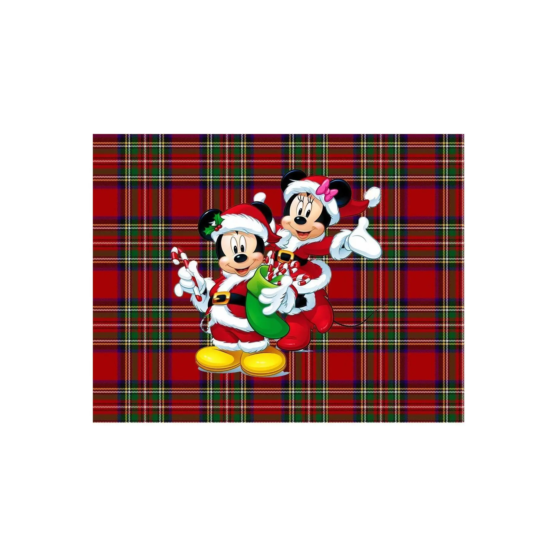 Minnie And Mickey Mouse Patterned Placemat Rectangle 35 X 50 Cm - Buy ...