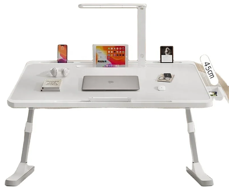 Study Laptop Portable Folding Table for Computer Deske Bed Equipped ...