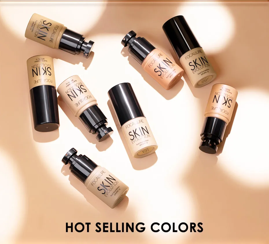 FOCALLURE FA30 Full Coverage Foundation for Dark Skin - Waterproof ...