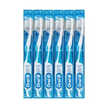 Complete Oral Care Set: Oral-b Crossaction Soft Toothbrushes - 6 Count ...