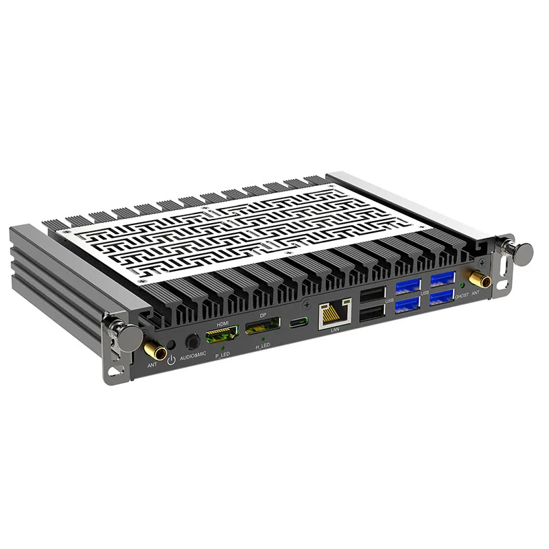 Yuhua Ops Mini Pc Intel Cpu I5 I7 12th Gen Iris Xe Graphics Ddr5 Ssd Mini Pc For Educational