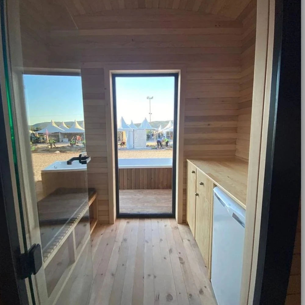 Tiny House Portable House Sauna For Caravan Fire Proof Factory Direct ...