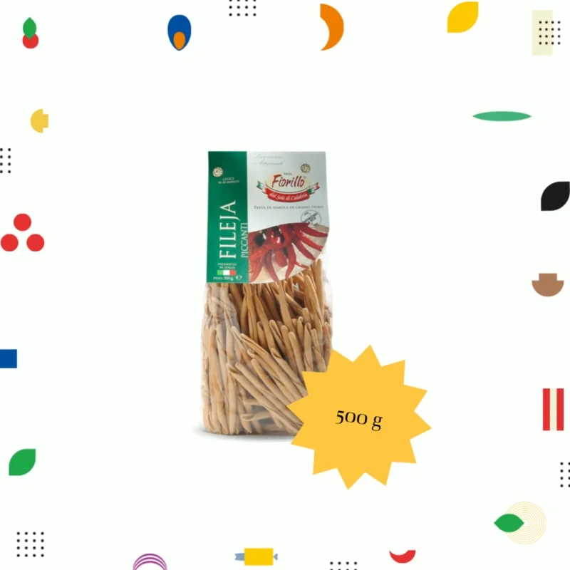 Top Fileja Chilli Pasta - Calabrian Macaroni 500g Durum Wheat Semolina ...