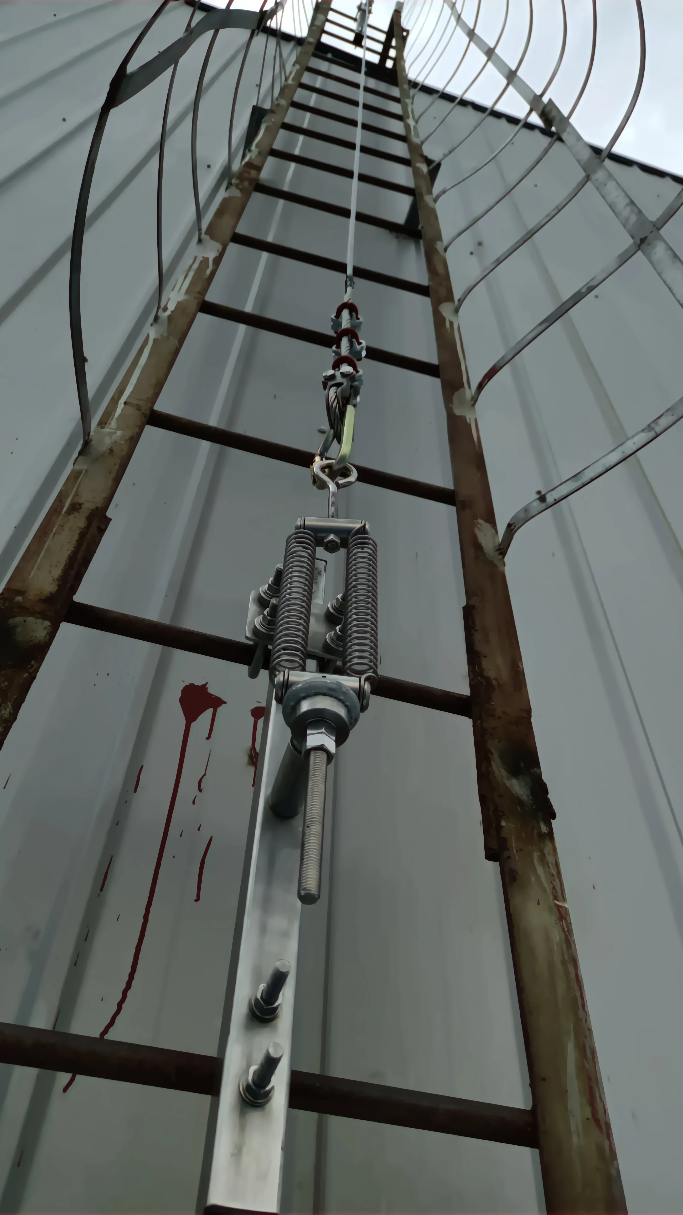 Vertical Lifeline System Ladder Fall Protection Fall Arrest Lifelines ...