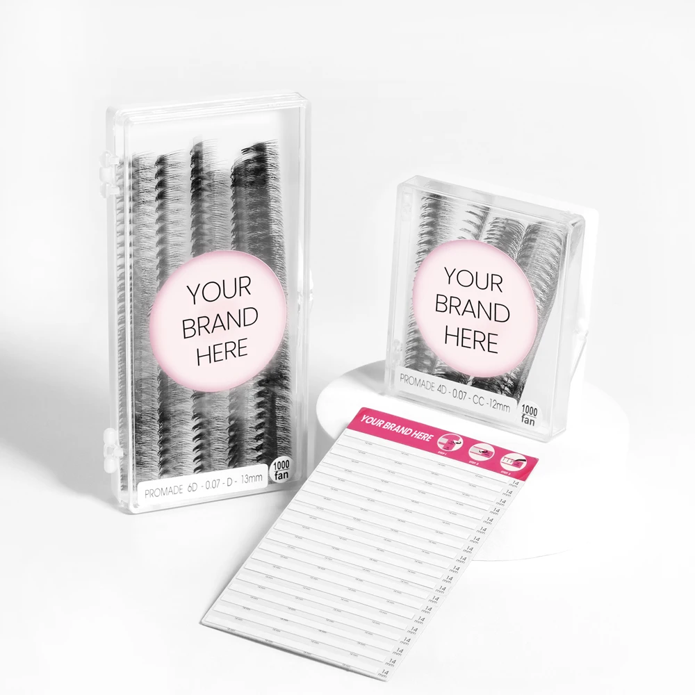 Lash Extension Premade Fan Eyelashes Low Price Pro-made Pbt Synthetic ...