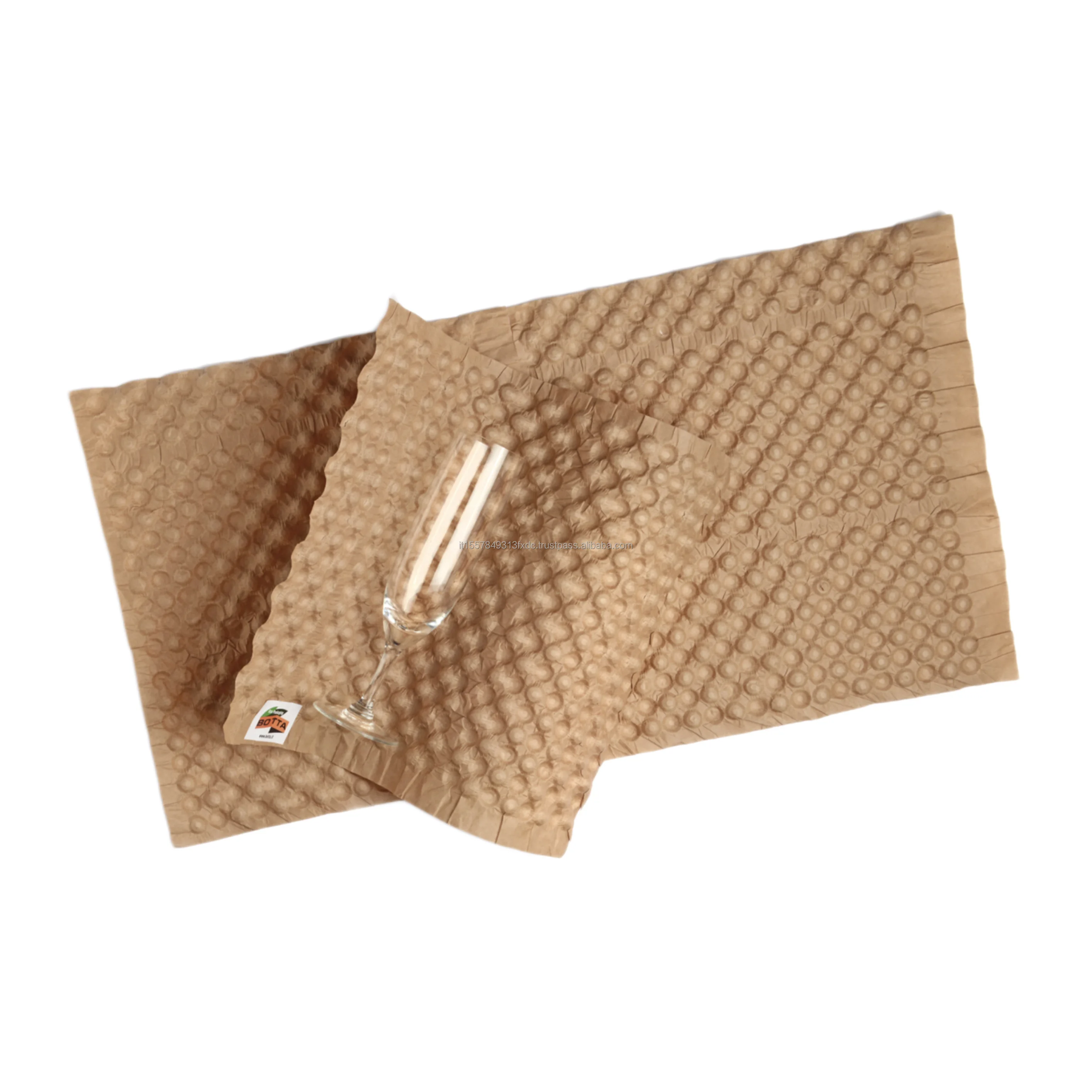 Sustainable Protective Paper Inner Packaging Eco-paper Bubble Wrap ...