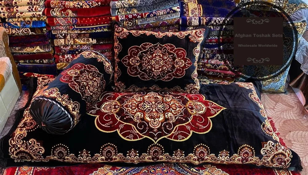 The Most Stunning Afghan Toshak Style Cushion and Pillow Cover Set ...
