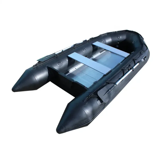 Marine Pvc 2 Person Wood Floor Fishing Inflatable Boat With Motor - Buy ...