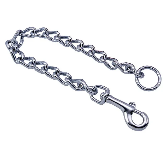 New Metal Plastic Cattle Collar Chain Neck Strap With Ear Tag Livestock ...