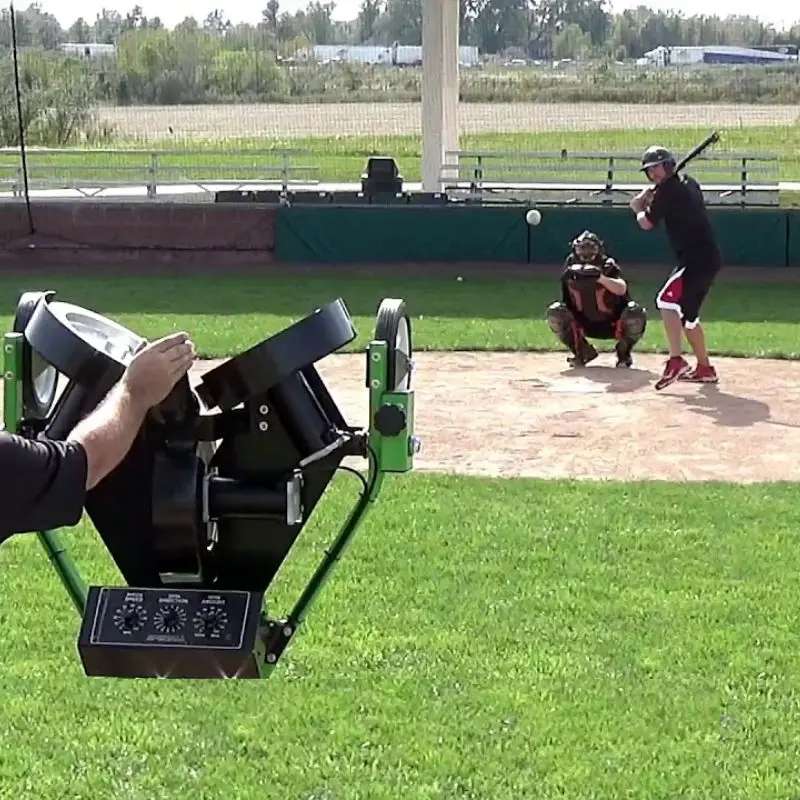 New Product Ready To Ship Spinball 3 Wheel Baseball Pitching Machine ...