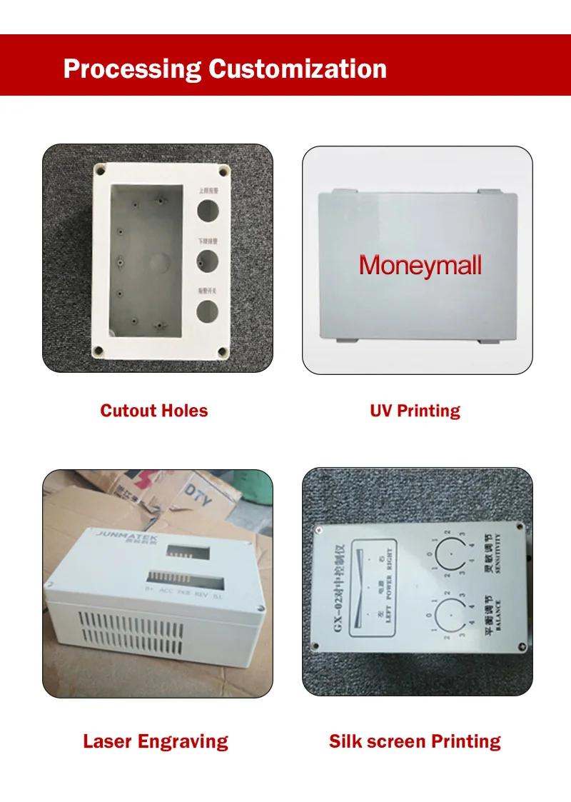 Waterproof Abs Plastic Enclosure Transparent Electronics Enclosure ...