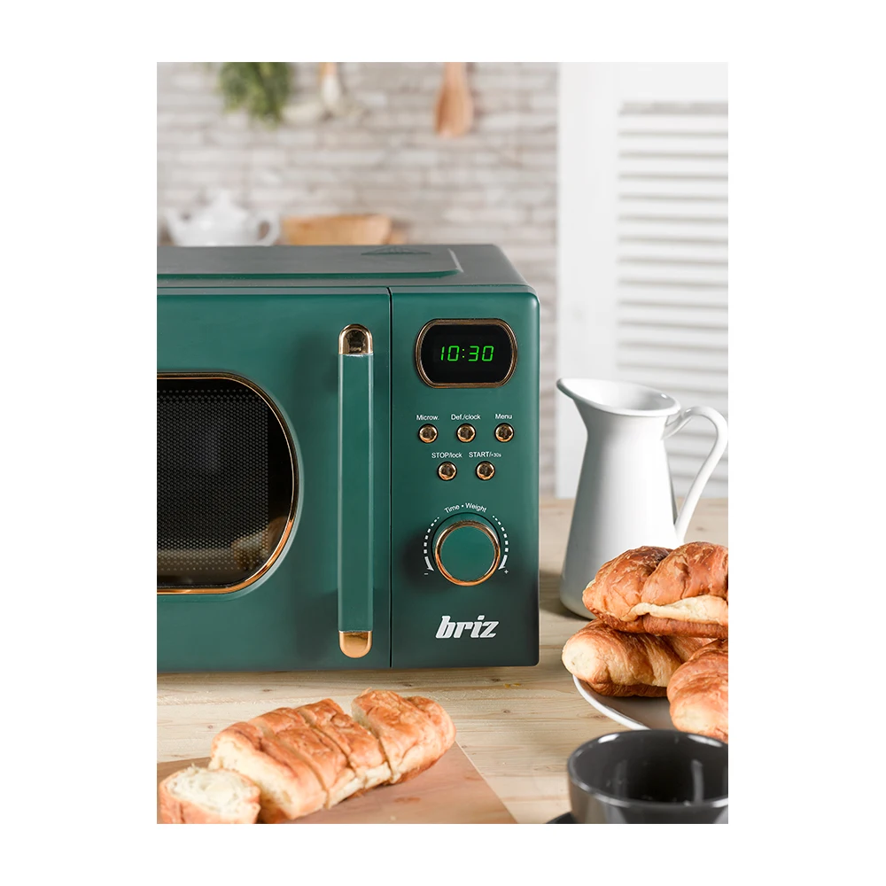 Digital Retro Green Microwave Oven Hot Sale 20 Liter Retro Oven 700 W ...