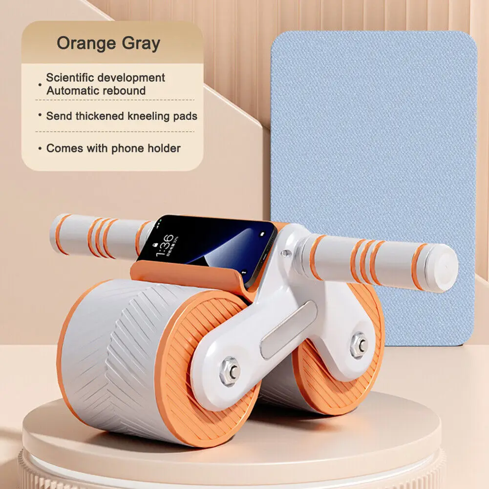 Automated Abdominal Wheel Roller Automatic Rebound Wheels With Phone ...