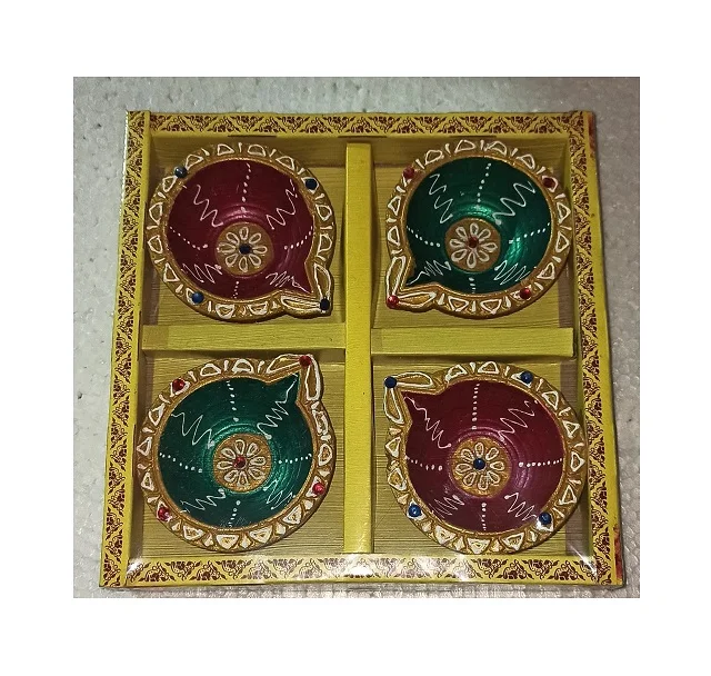 Awesome Round Shape Clay Diya Used For Home Lighting Decoration Clay ...