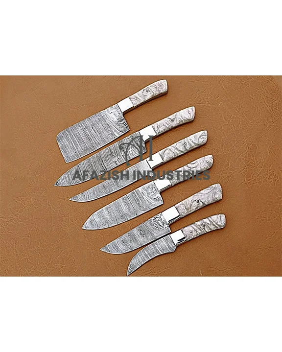 Heavy Duty Custom Chef Knife 5pcs Knife New Arrival Professional ...