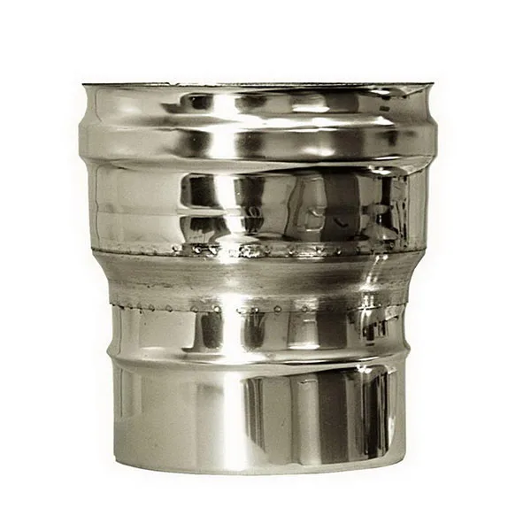 Single Wall Flue Pipe for Boiler Connection DN 80 Stainless Steel 316 ...