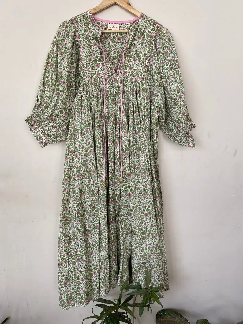 Traditional Work Long Dress Design for Women in Hand Work on Suit by ...