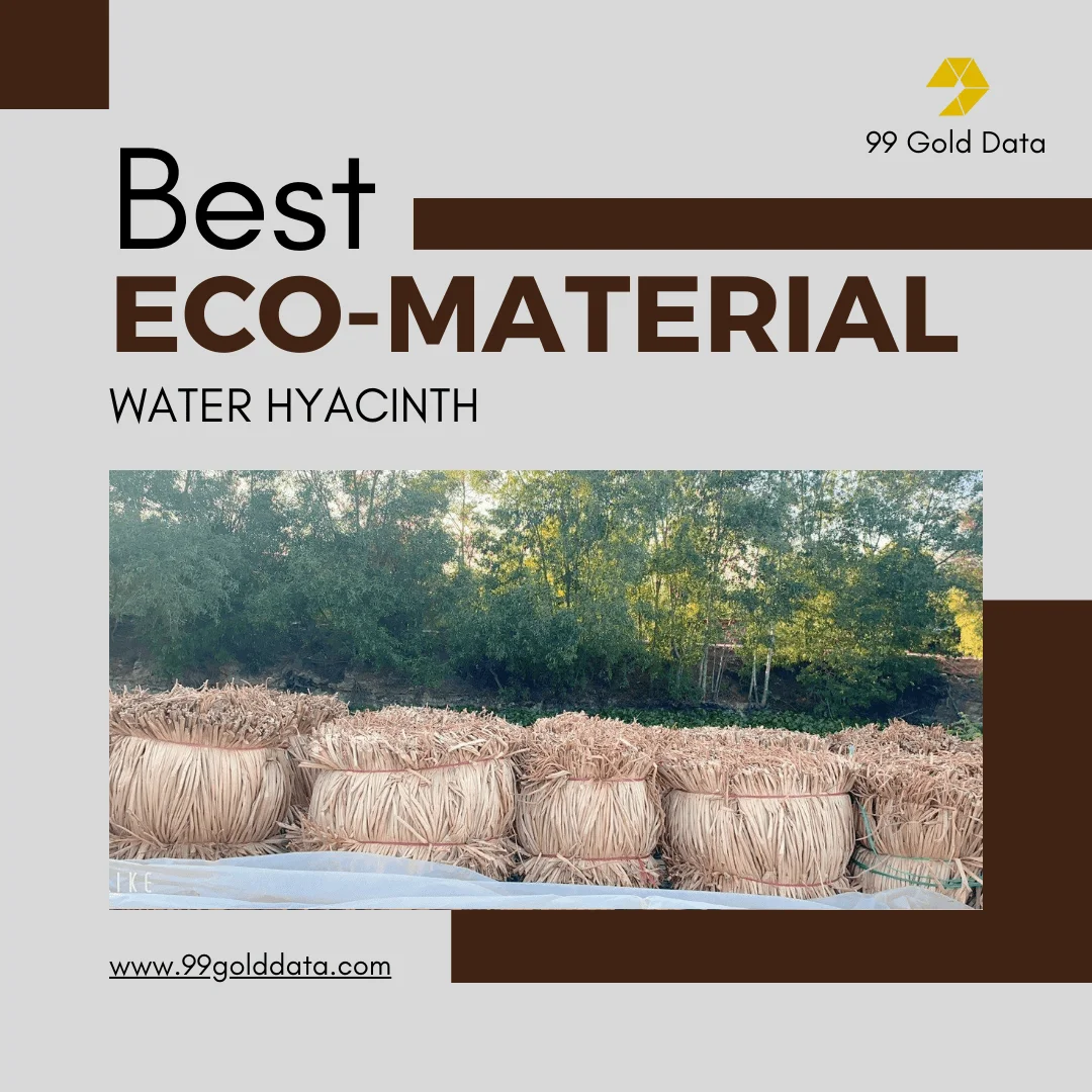 Vietnam Dried Water Hyacinth Raw Material Storage Baskets Handicraft ...