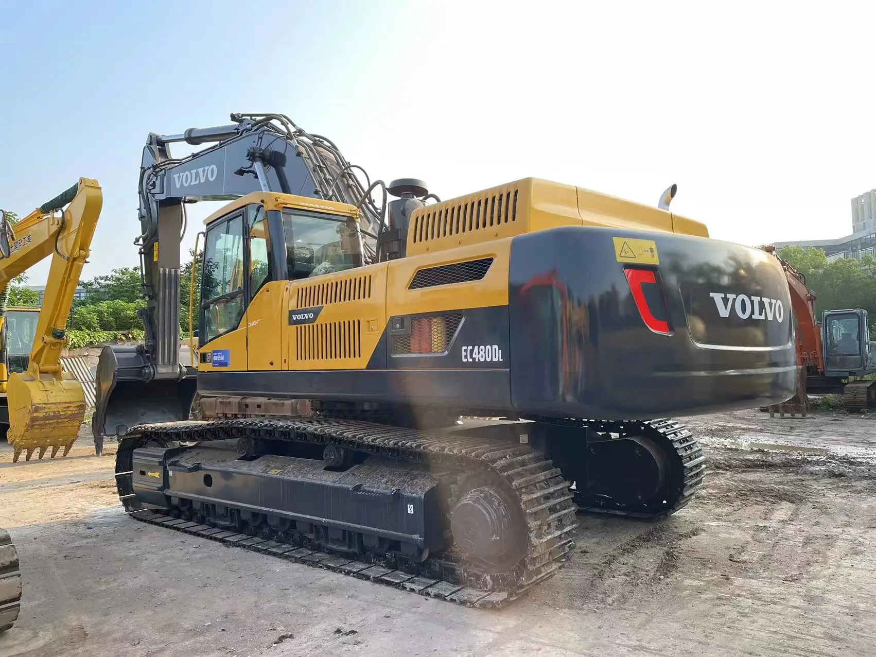 Original Used VOLVO EC480DL Excavator with EPA Engine 48ton Crawler ...