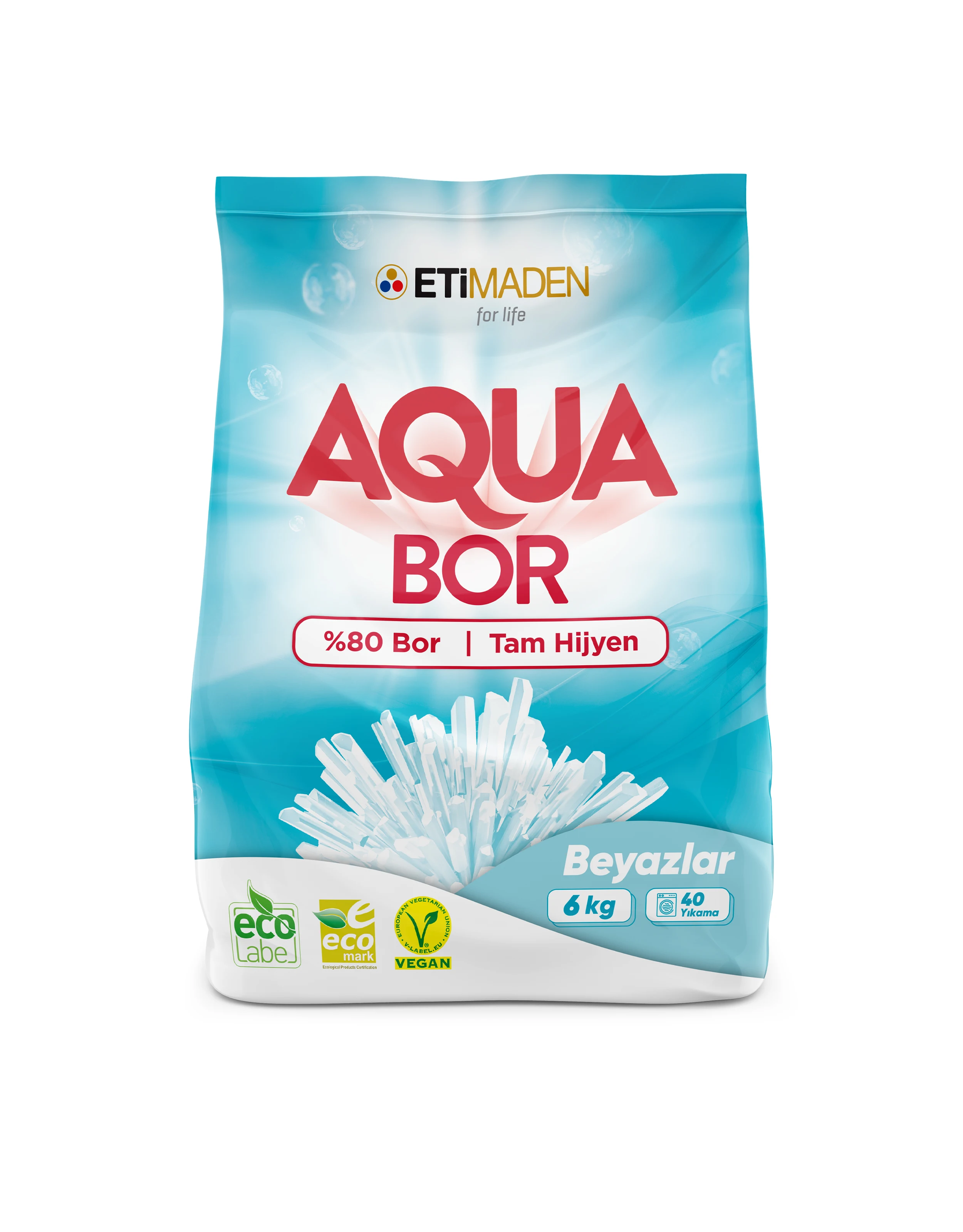 Aqua Boron Natural Mineralised Powder Detergent For White Laundry ...