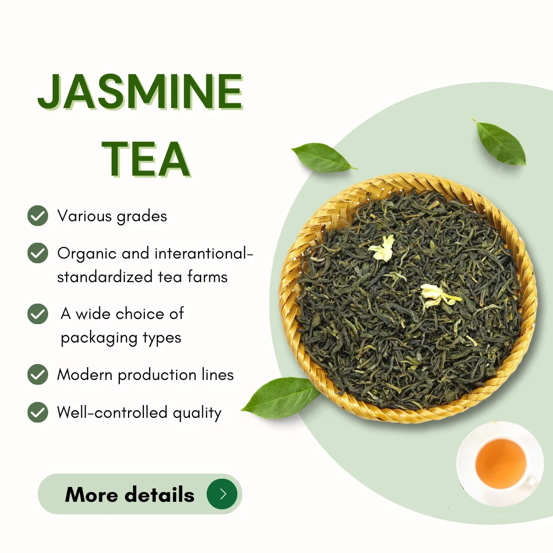 Free Sample Jasmine Flowers Tea Set 100% Pure Caffeine Drink Wholesale ...