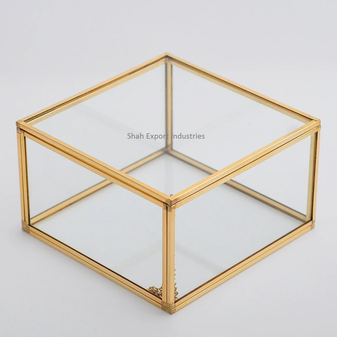 Modern Style Display Glass Box Cards Display Holder for Home Tabletop ...