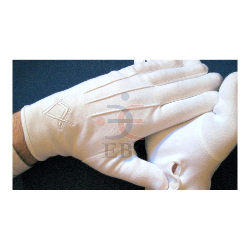 Lined Back Or Flat White Cotton Inspection Etiquette Ceremonial ...