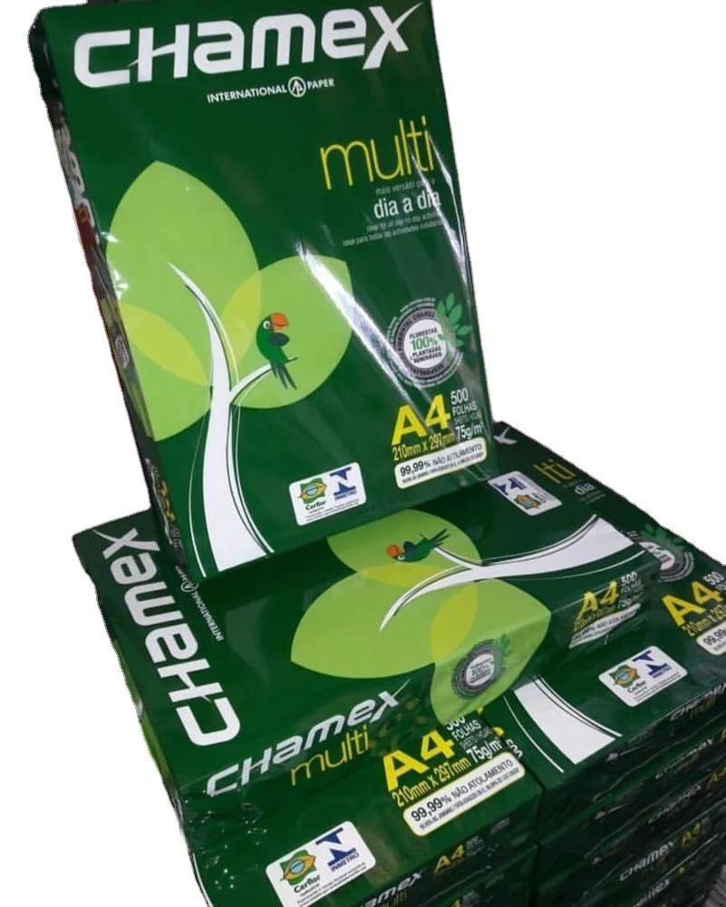 A4 Copy Paper 80g | Papel Chamex Office A4 Sulfite 210x297 75g Resma ...