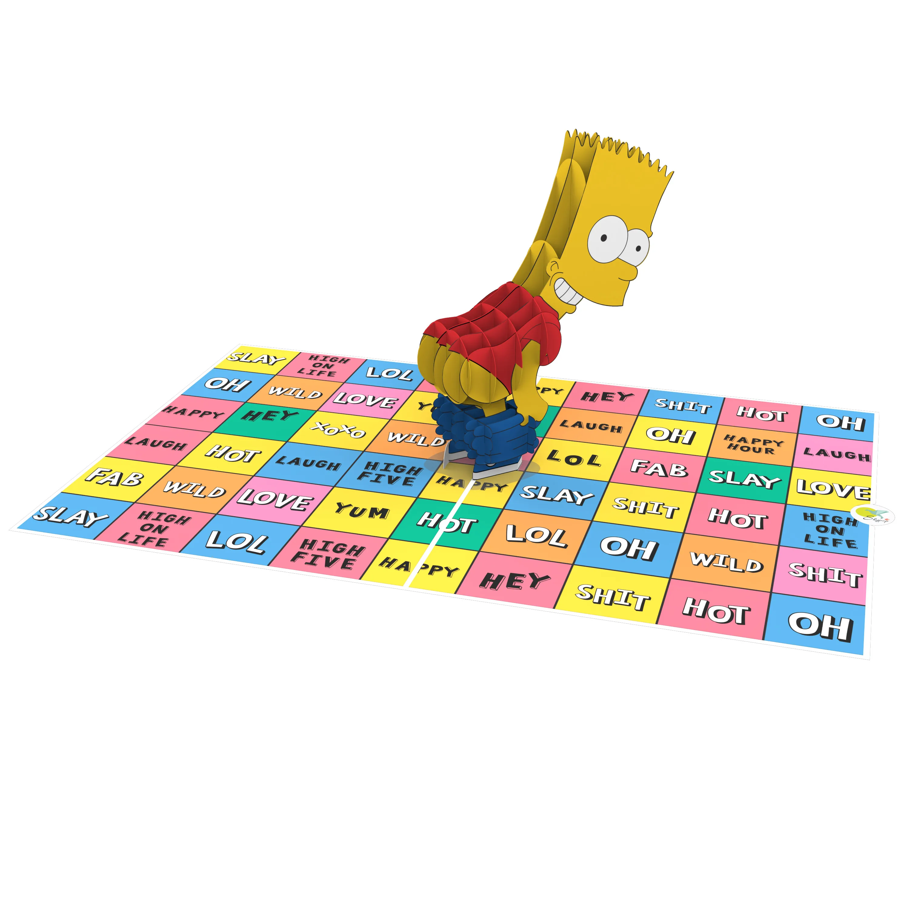 Funny Bart Simpson 3d Pop Up Card Hot Sale Best Seller For Funny Party ...