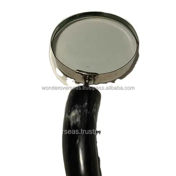 Natural Horn Handle Magnifying Glass High Quality Magnifier Glass With ...
