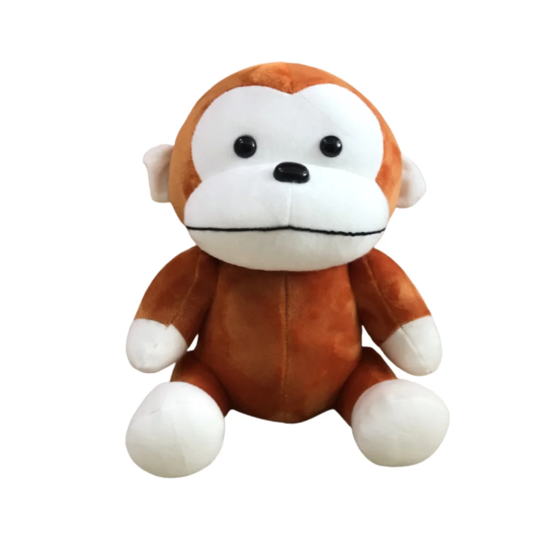 Monkey Plush Doll,Cute Stuffed Toy,Lovely Smiley Face,Best Gift For ...
