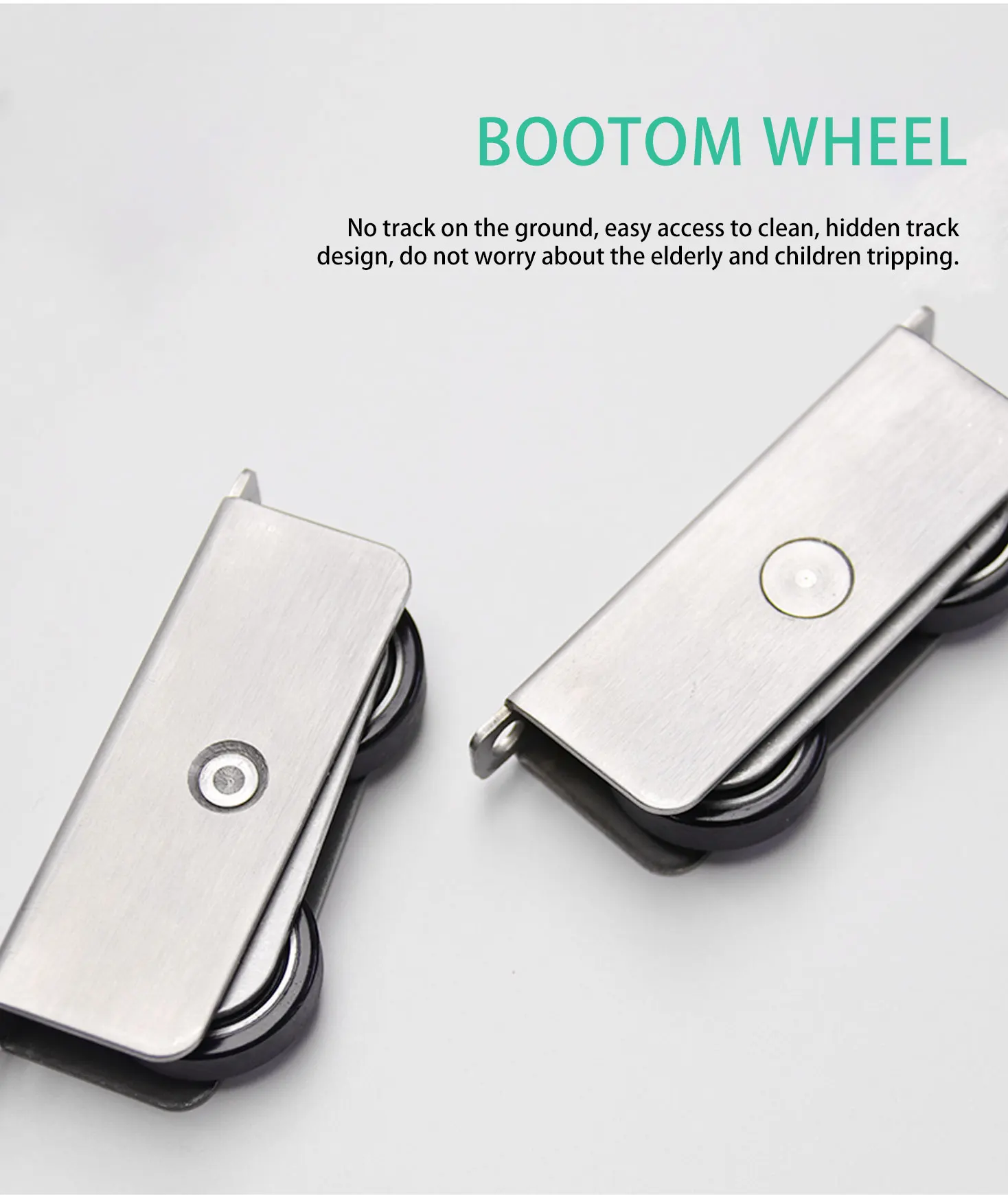 Modern Invisible Trackless Sliding Door Hardware System for Interior ...