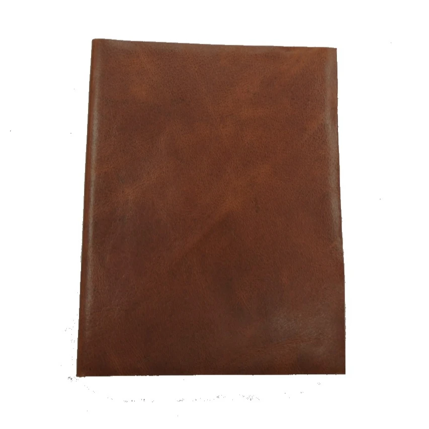 Tan Classic Leather Writing Notebook Diary Hardcover Sewing Recycled ...