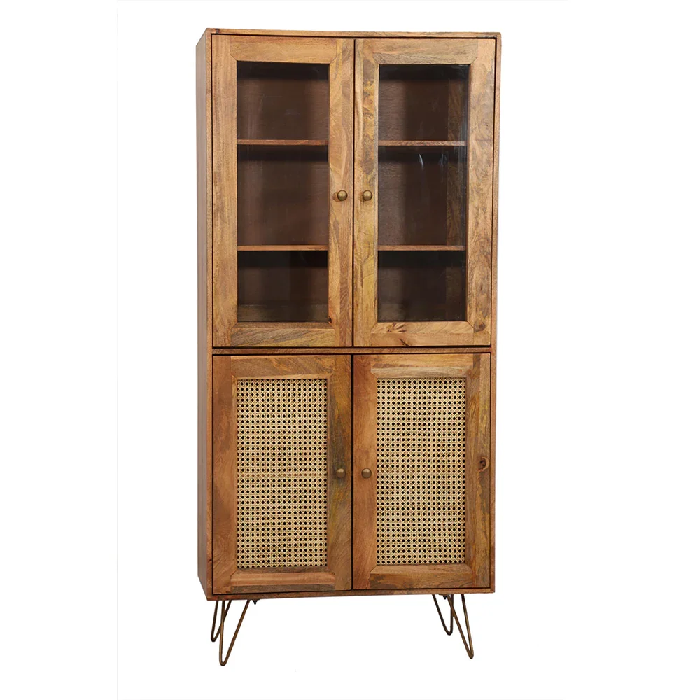 Wooden Canning Wardrobe Solid Wood Rattan Furniture Antique Home Design ...