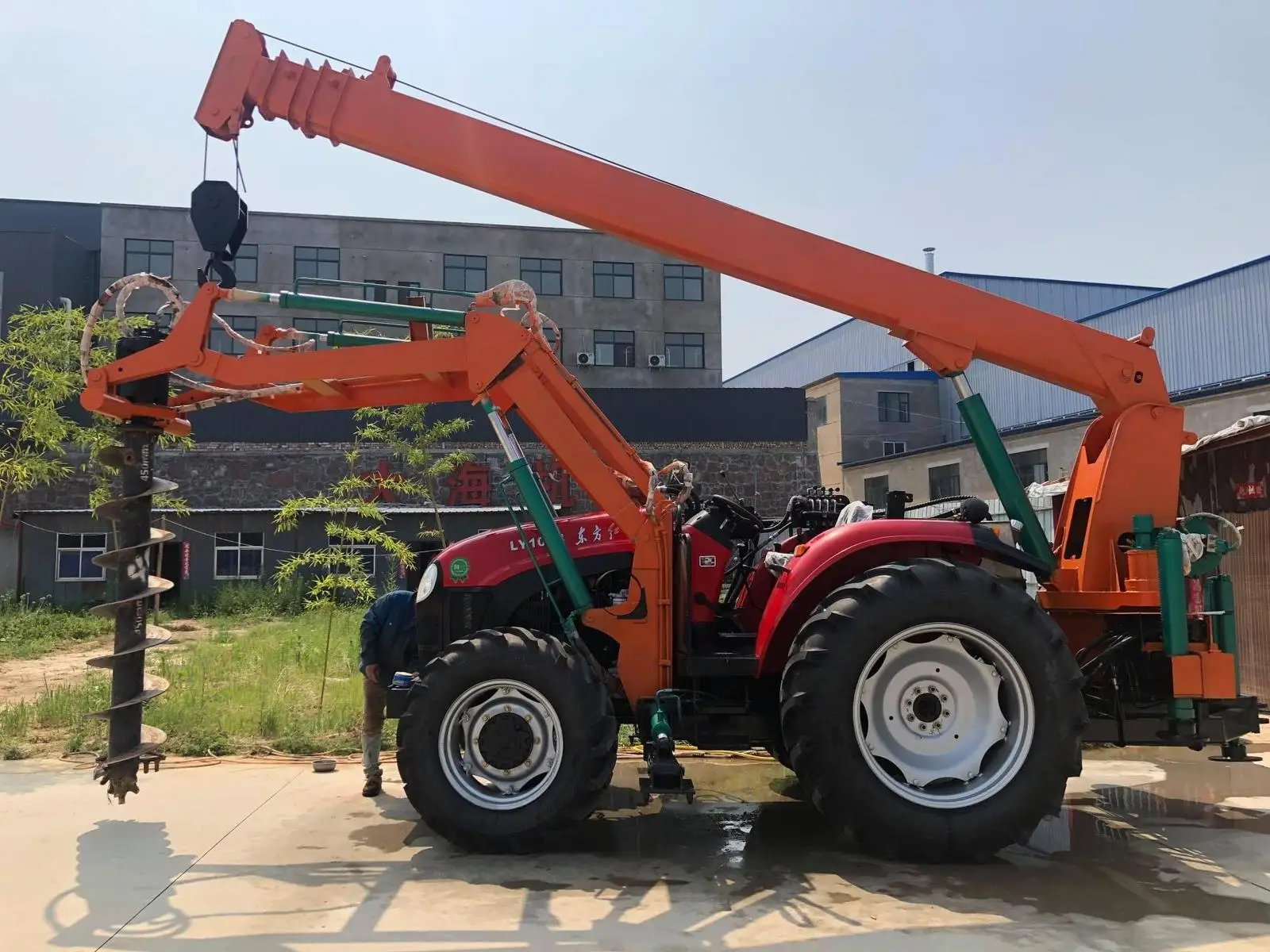Manual Ground Auger Post Hole Shovel Gasoline Auger - Buy 2024 Ground ...