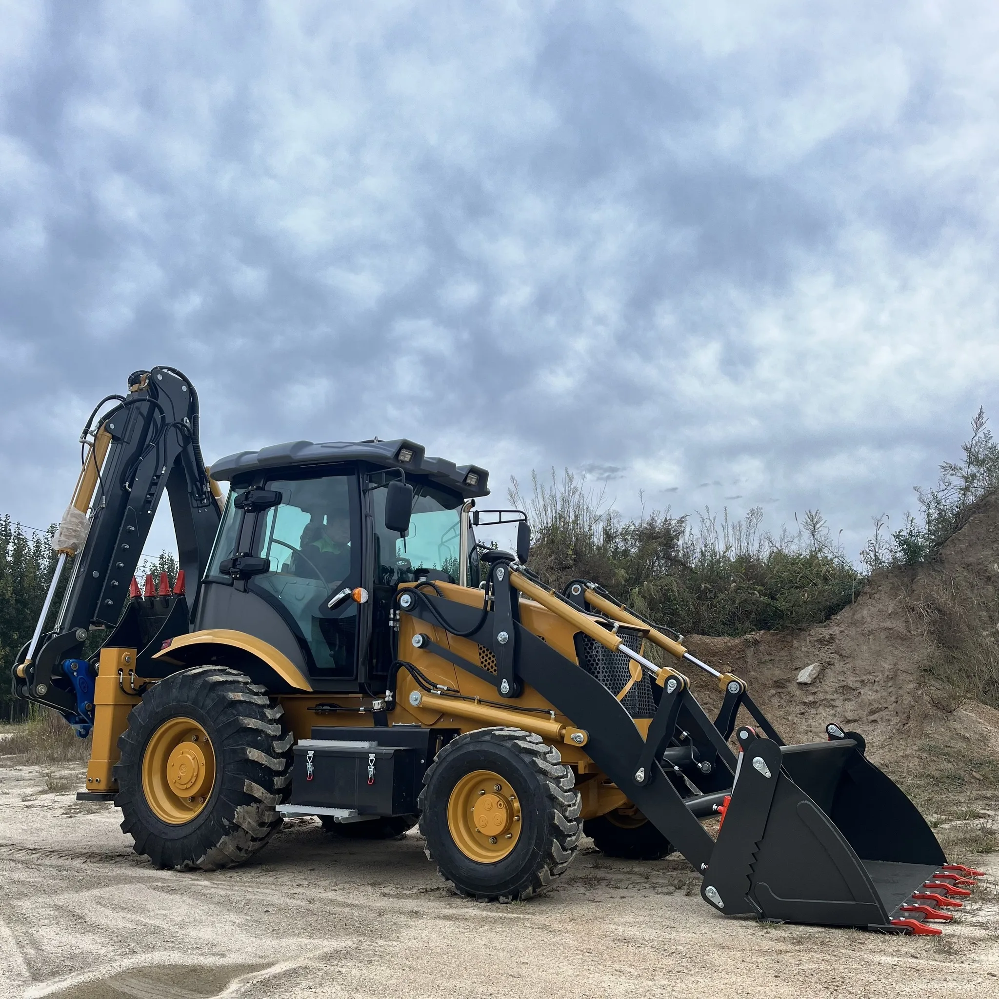 Backhoe Loader 4x4 Backhoe Excavator Loader 4wd - Buy Backhoe Loader ...