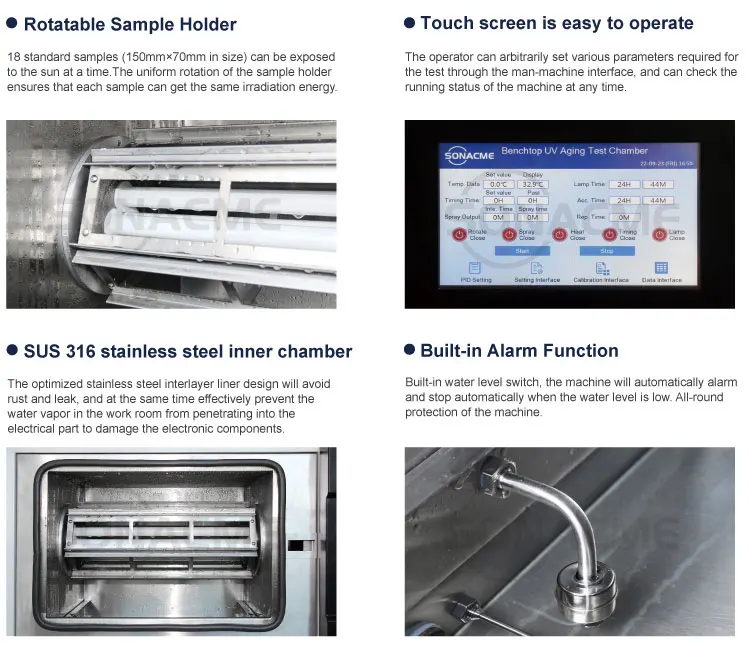 High Quality Bench-top Uv Test Chambers Uv Light Weathering Aging ...