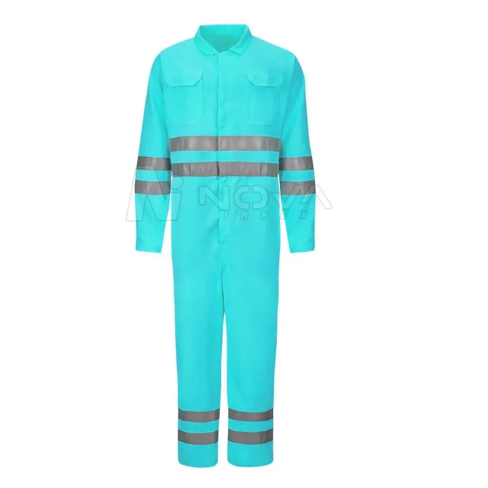Full Body Safety Coverall Suit Breathable Working Overalls Working ...