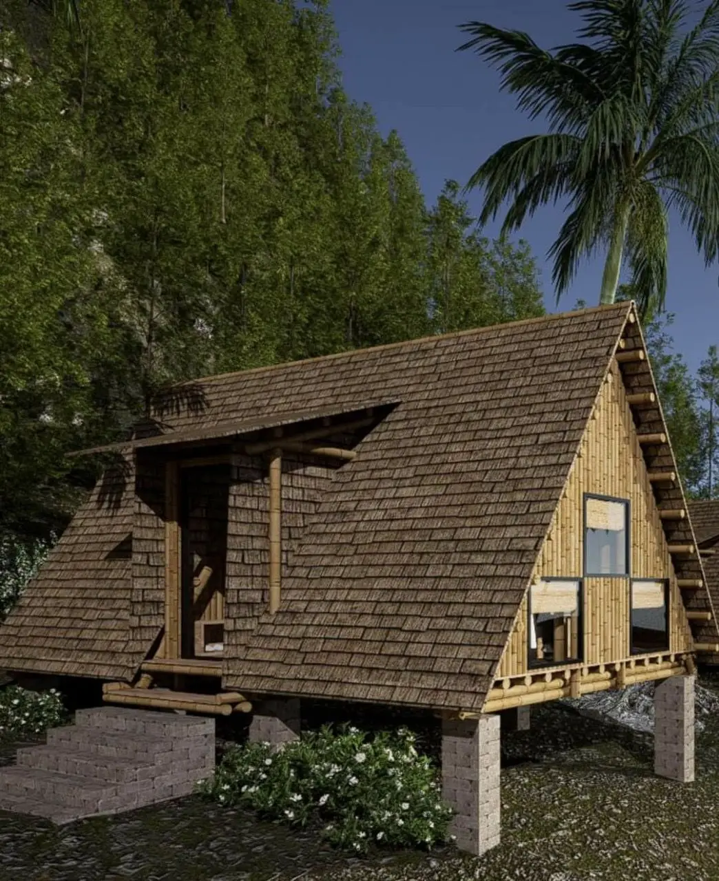 Alibaba.com: Vietnam 15m² Triangle Prefab House, 20FT 40FT Eco-Friendly ...