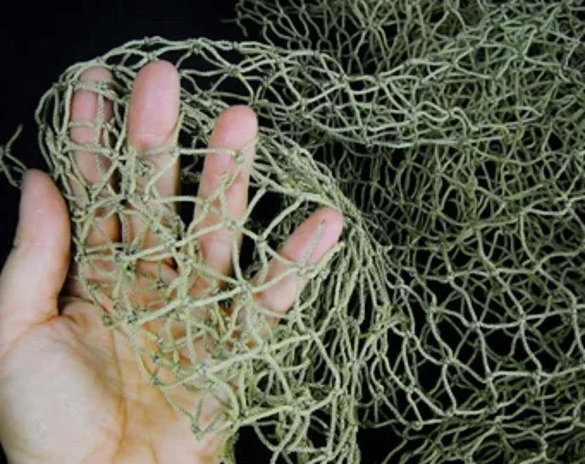 100% Nylon Fishing Net Scrap Double Knot. Single Knot Nylon Fly Fishing ...