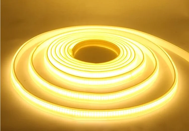 Cob Led Strip,Ac 110v 220v Super Bright Warm White 3500k Cob Led Rope ...