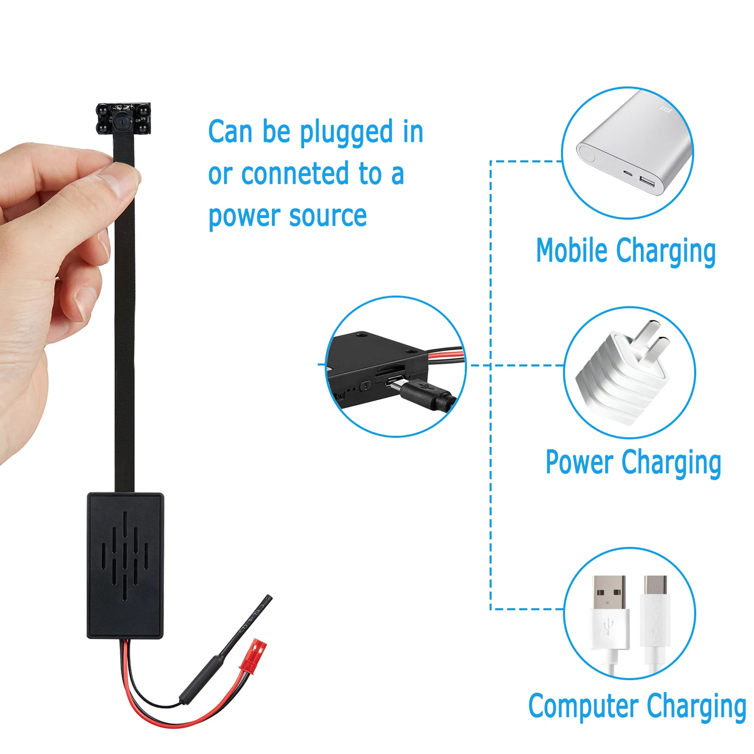 Small Camera DIY Module Mini Wireless Night Vision Camera HD 1080P WiFi ...