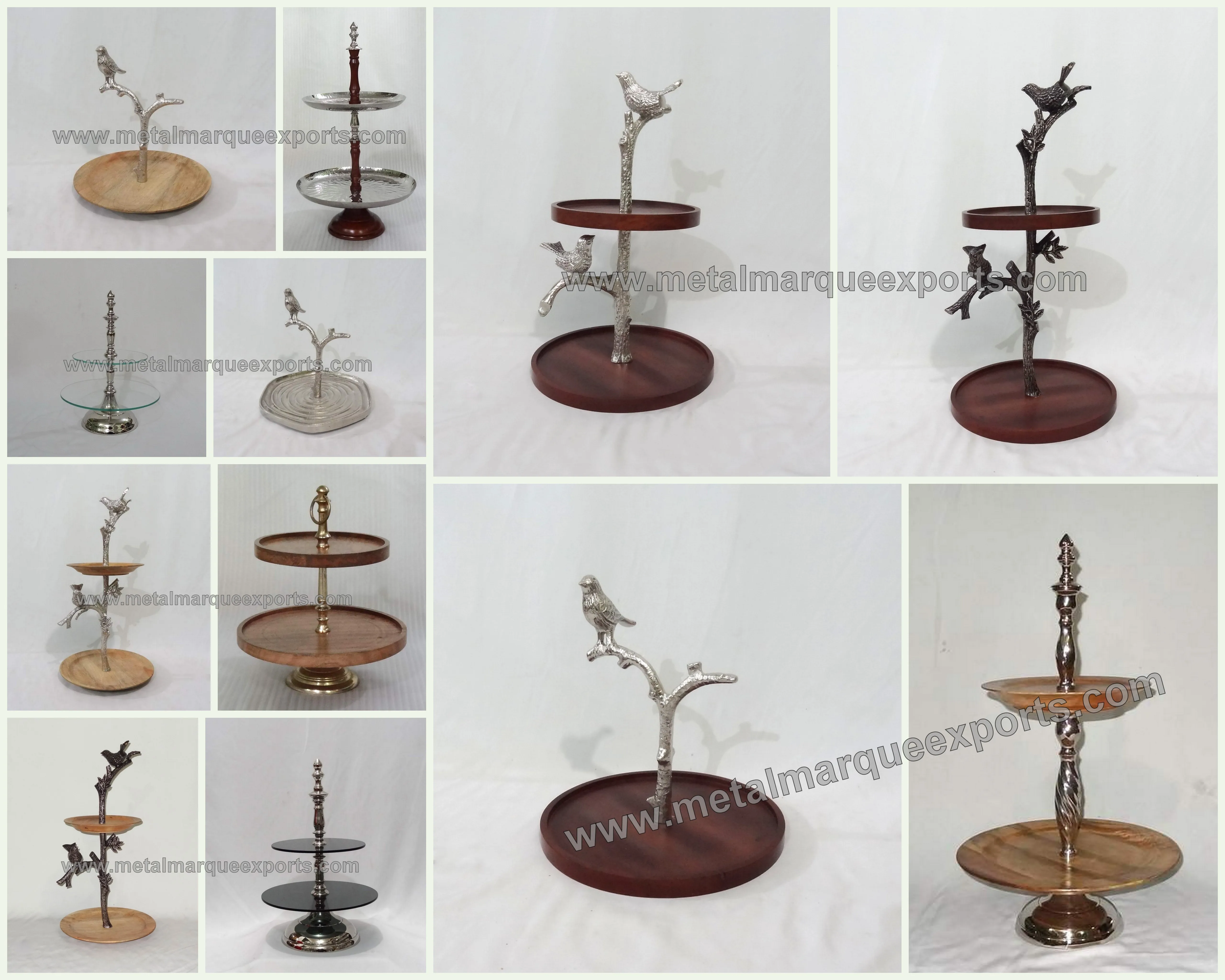 High Quality 2 Tier Square Cake Server Multi-purpose Cake Server For ...