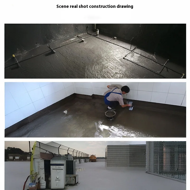Factory JS Two-Component Cementitious Polymer Waterproofing Coating ...